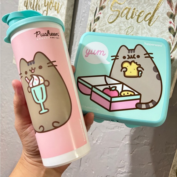 Tupperware | Other | Tupperware Pusheen The Cat Set | Poshmark